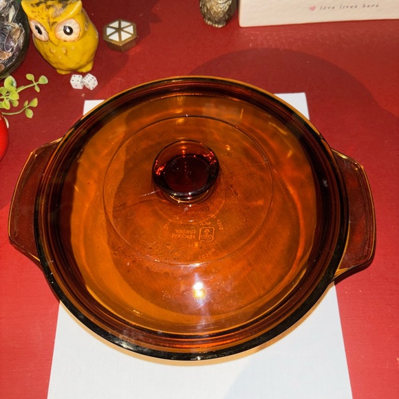 Anchor Hocking | Kitchen | Vintage Anchor Hocking Amber Glass Cooking ...